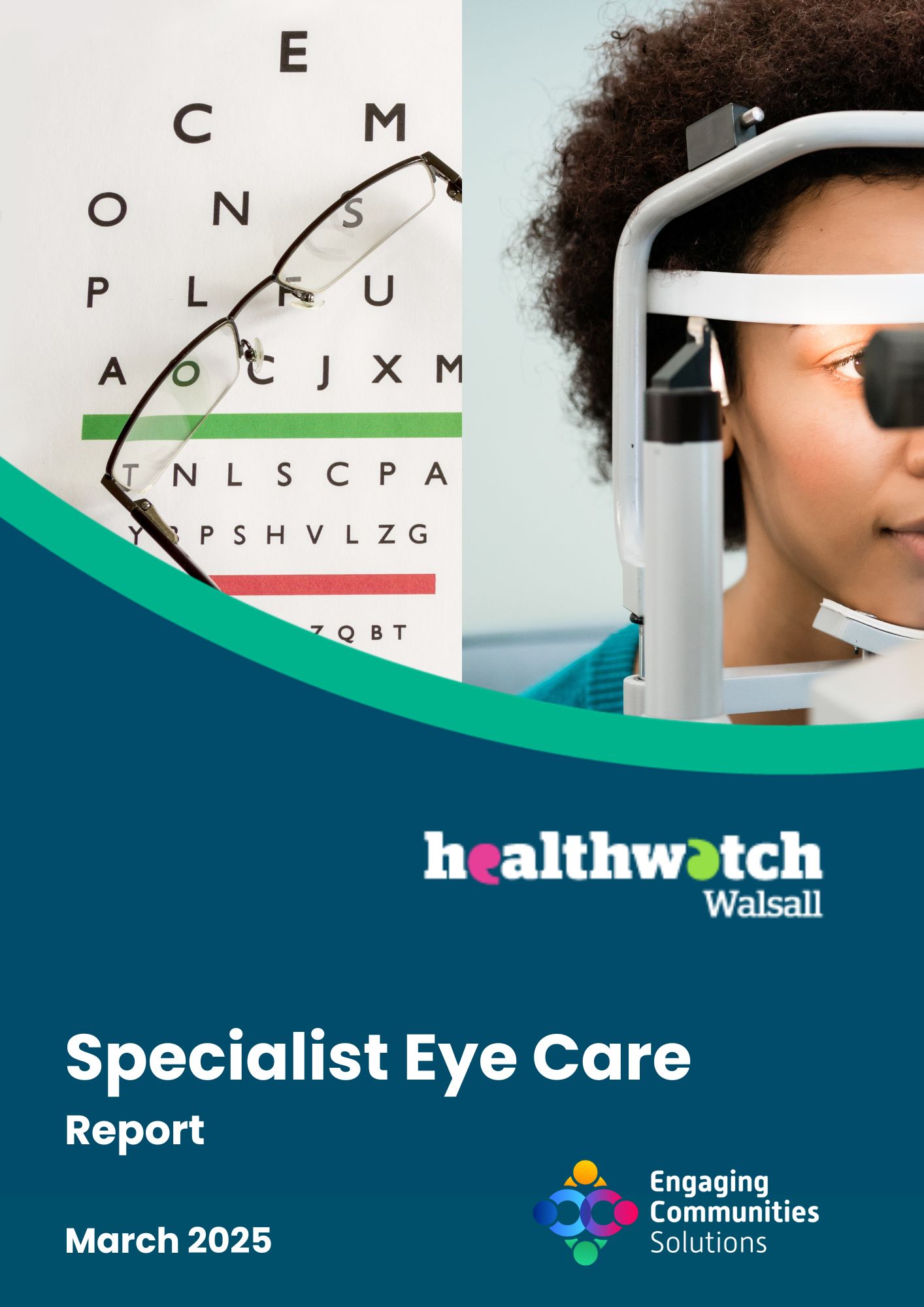 Our 'Specialist Eye Care Report' is now available | Healthwatch Walsall